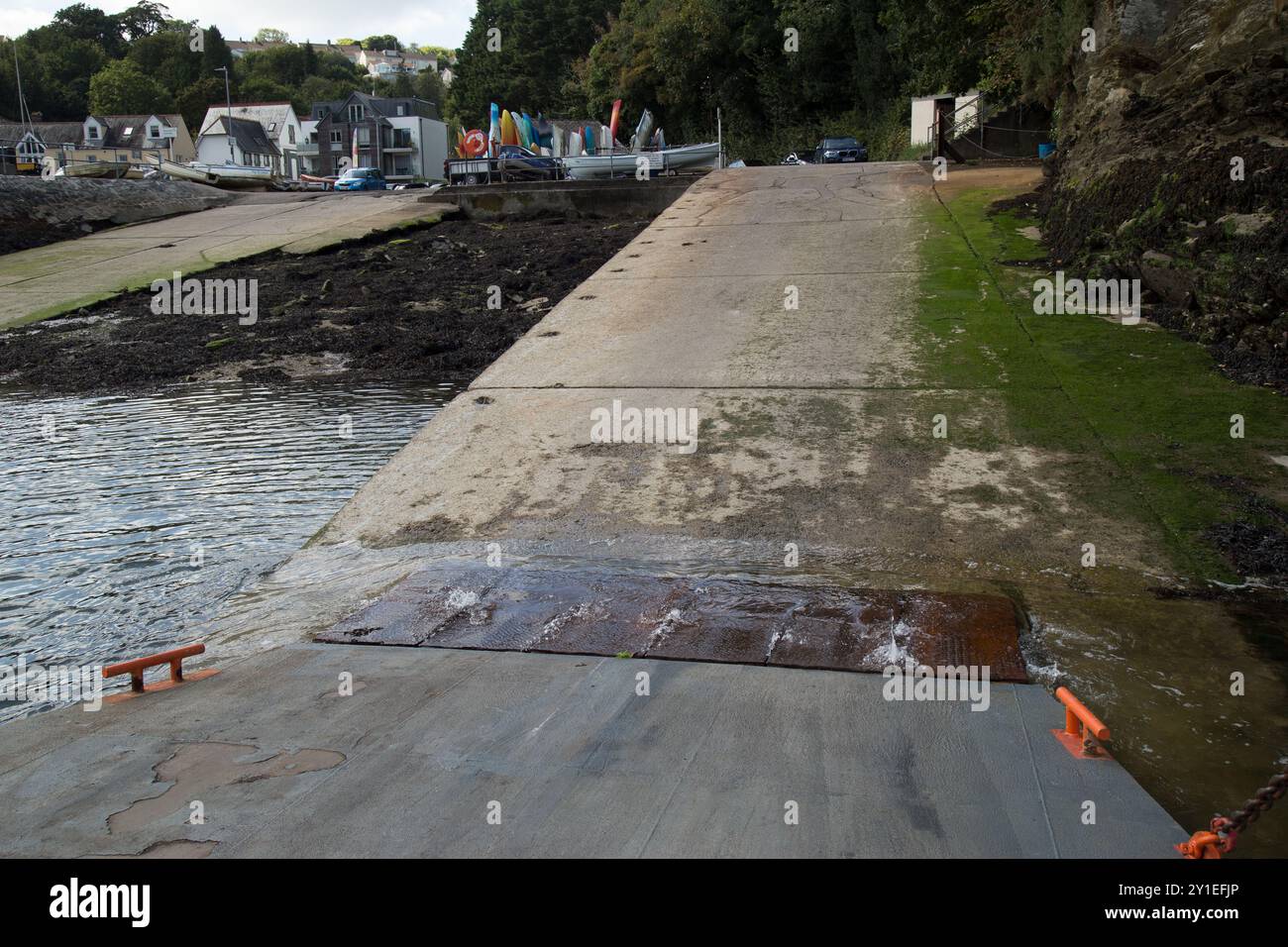 Fowey Harbour Ferry Stock Photo - Alamy