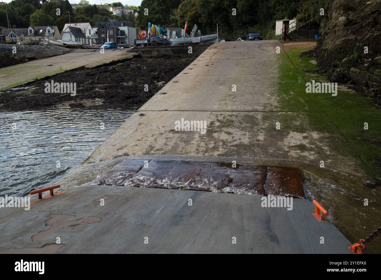 Fowey Harbour Ferry Stock Photo - Alamy
