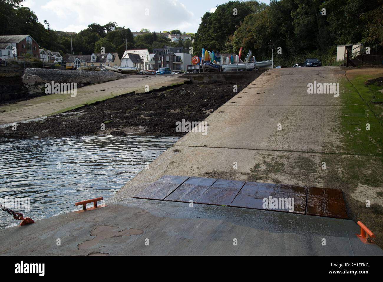Fowey Harbour Ferry Stock Photo - Alamy