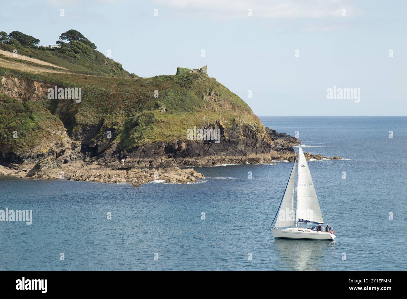 Walk coast at fowey hi-res stock photography and images - Alamy