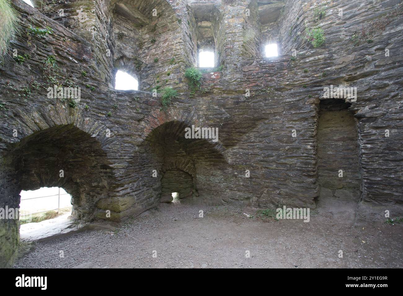 St Catherines Castle Stock Photo - Alamy