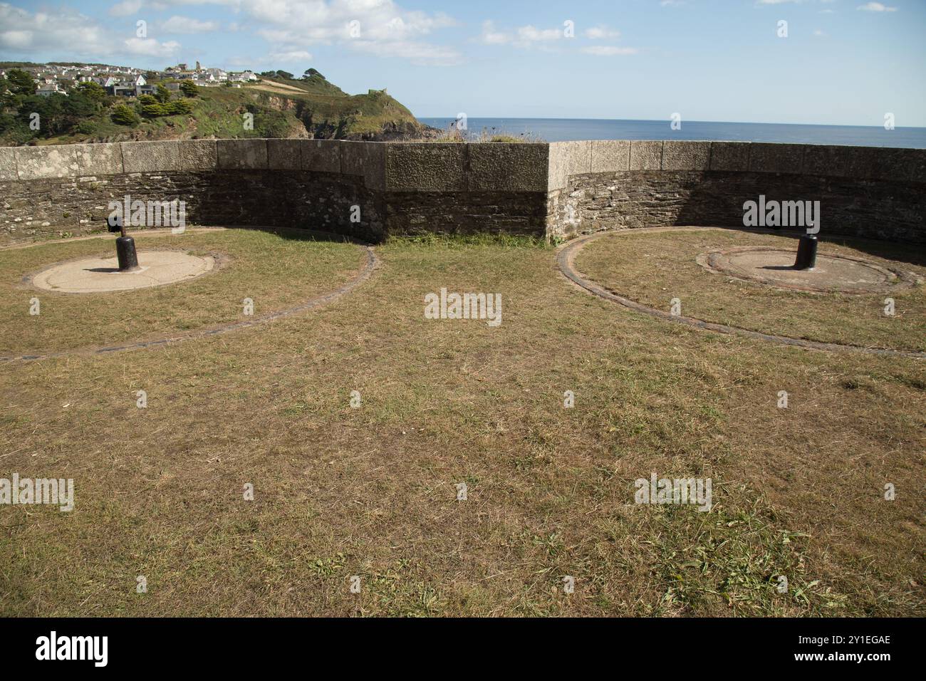 St Catherines Castle Stock Photo - Alamy