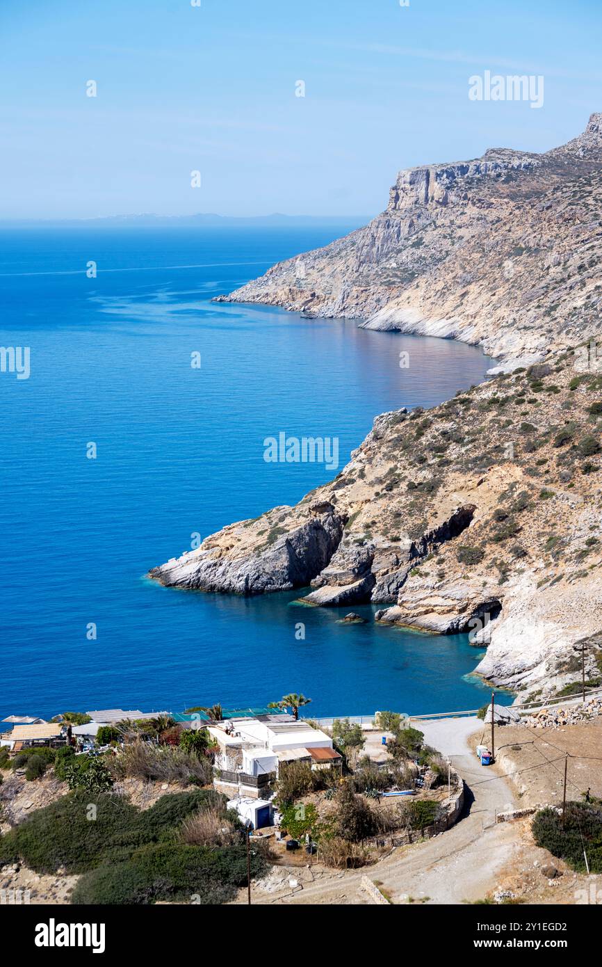 Griechenland, Kykladen, Amorgos, Mouros Beach Stock Photo - Alamy