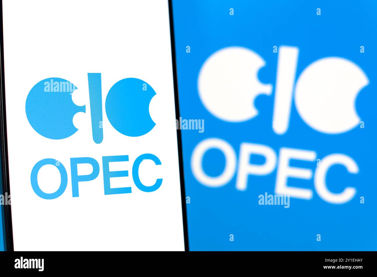 In this photo illustration, the Organization of the Petroleum Exporting ...