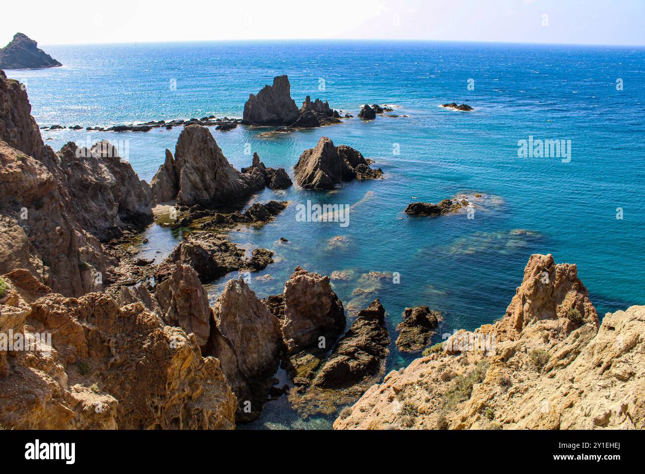 Almería province, Andalucia, Spain, Europe. Reef of the Mermaids ...