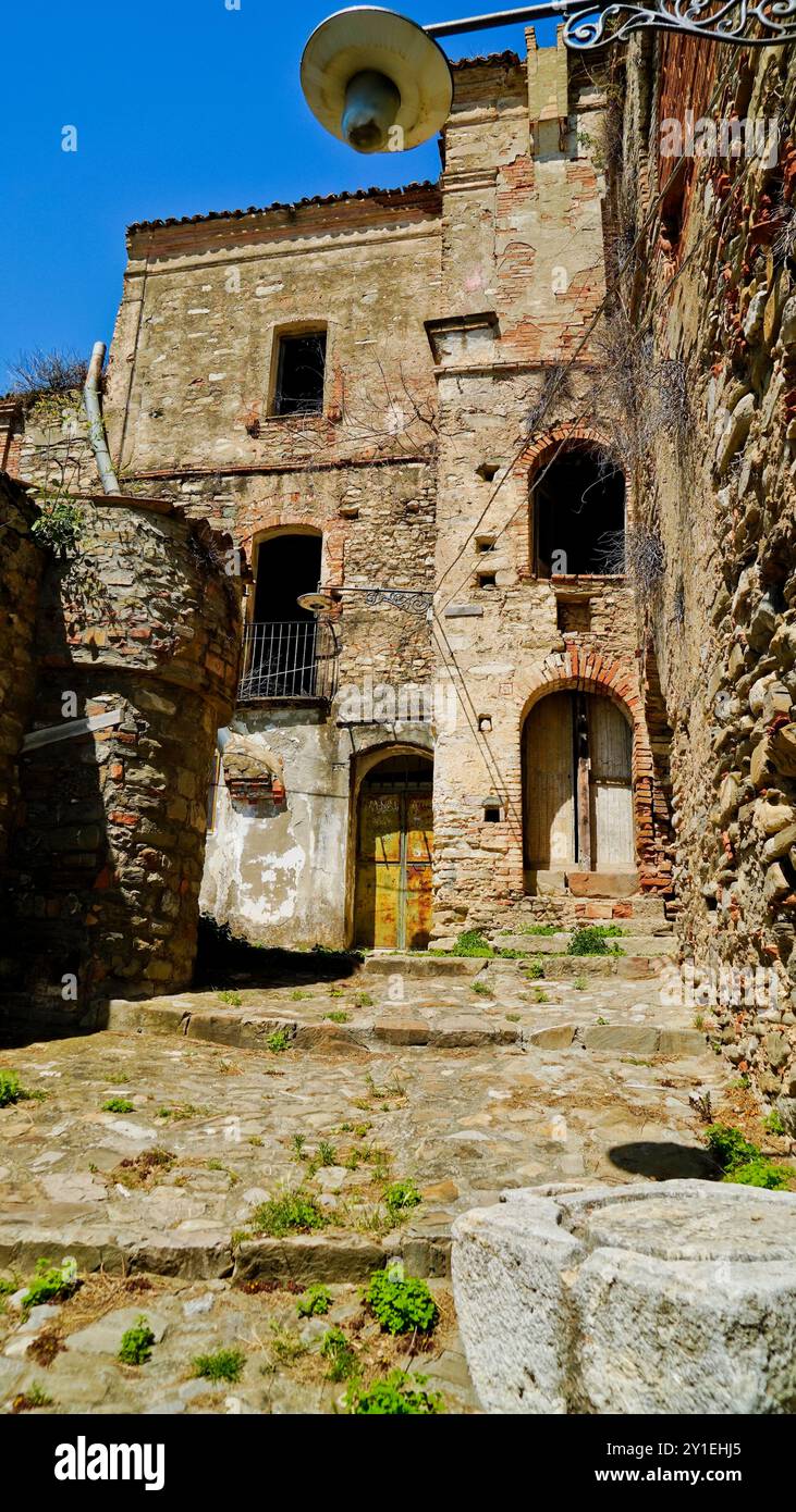 Ghost village of Rabatana, Tursi, Matera, Basilicata, Italy Stock Photo ...