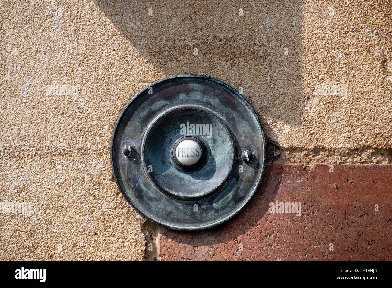 An old bell push, UK Stock Photo - Alamy