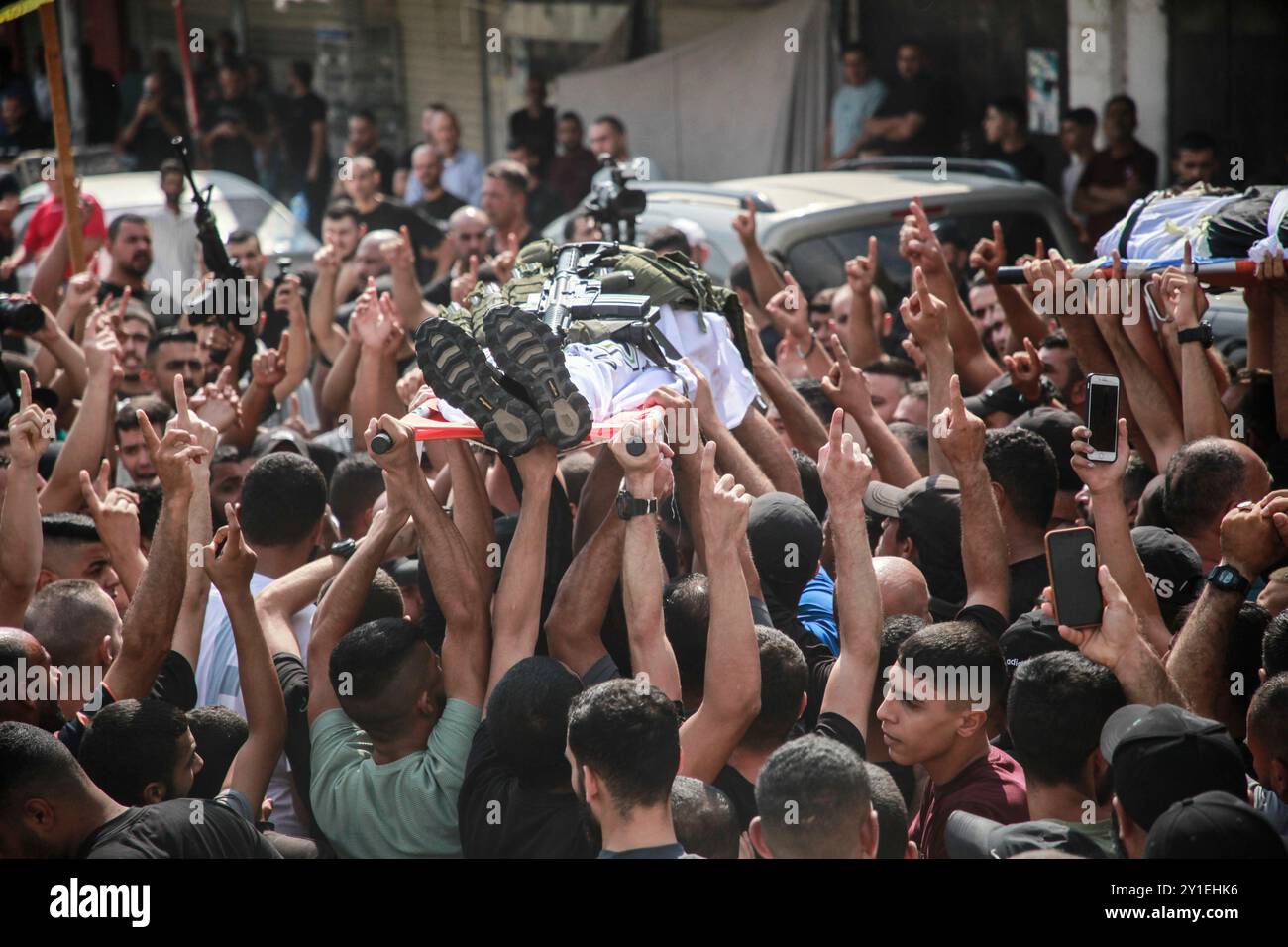 Jenin, Palestine. 06th Sep, 2024. (EDITOR'S NOTE: Image depicts death ...