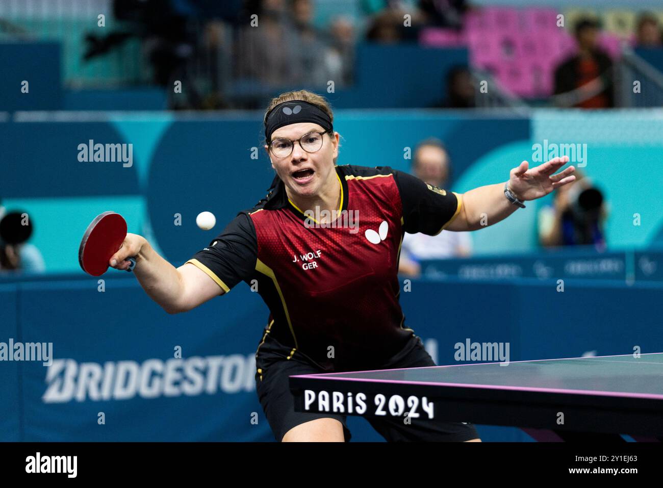 PARIS, FRANCE - SEPTEMBER 06: Juliane Wolf of germany, WS8 losts ...