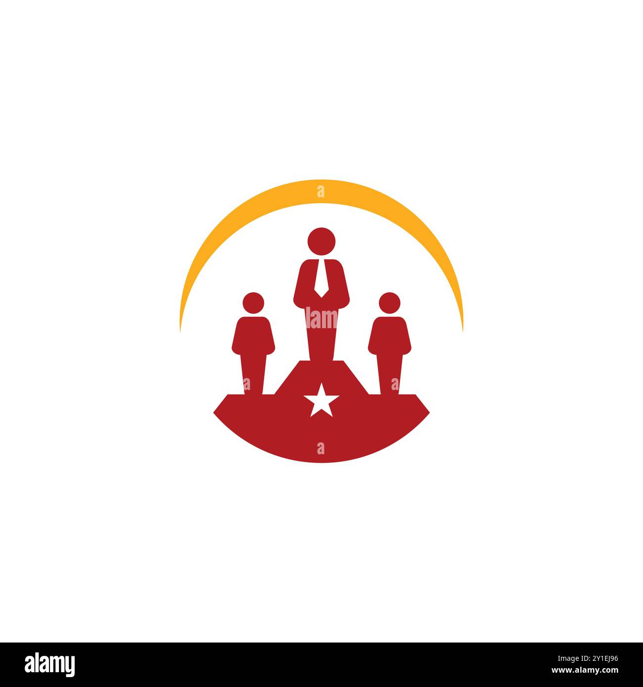 Leadership Logo Vector Design. Team Work Logo Vector Stock Vector Image ...