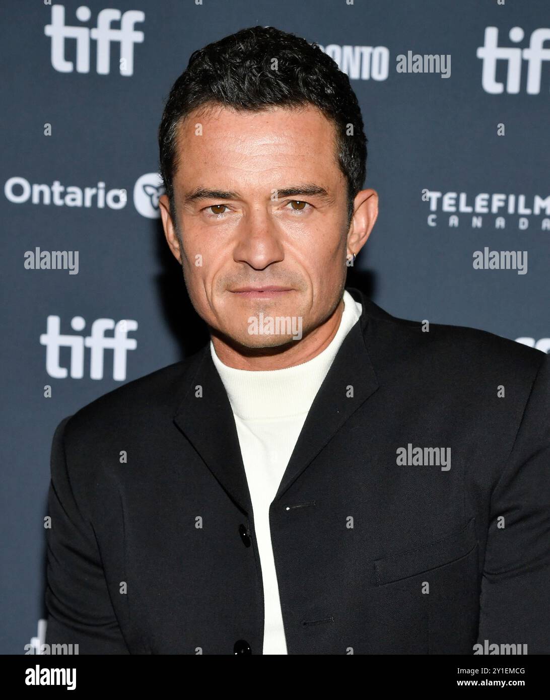 Orlando Bloom attends the premiere of "The Cut" at Princess of Wales ...