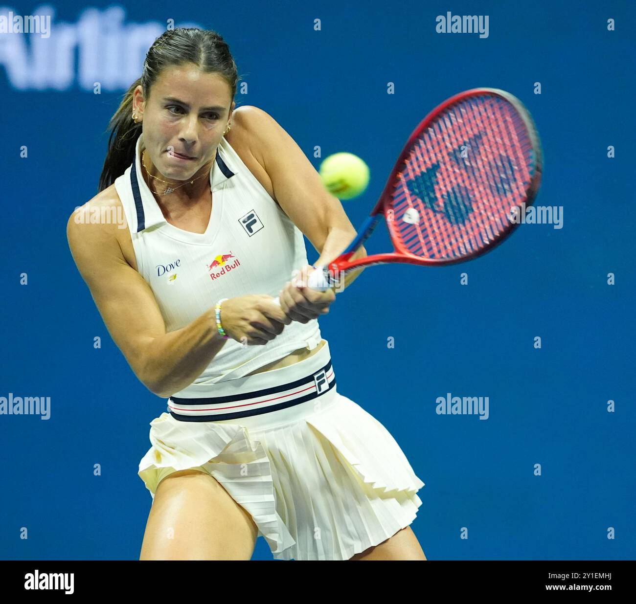 September 5, 2024: Emma Navarro (USA) loses to Aryna Sabalenka 6-3, 7-6 ...