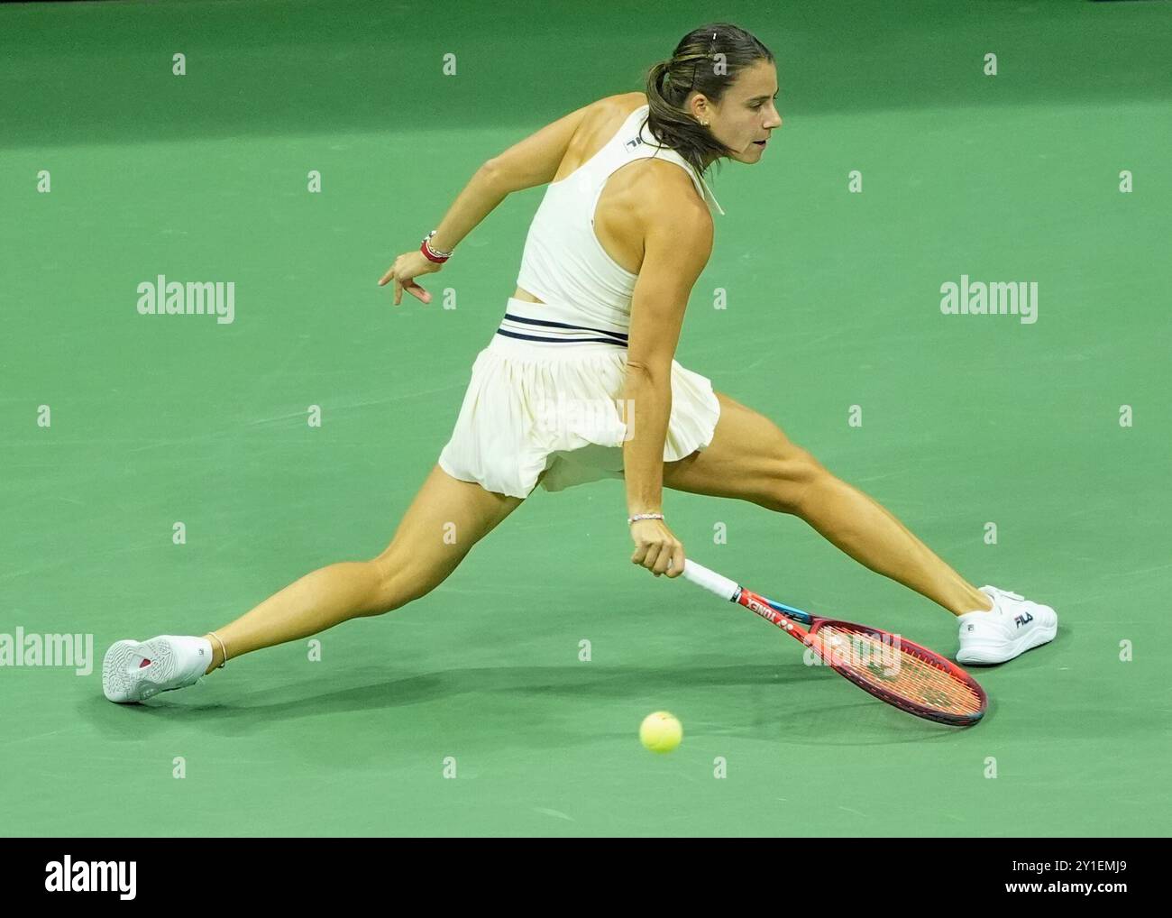 September 5, 2024: Emma Navarro (USA) loses to Aryna Sabalenka 6-3, 7-6 ...