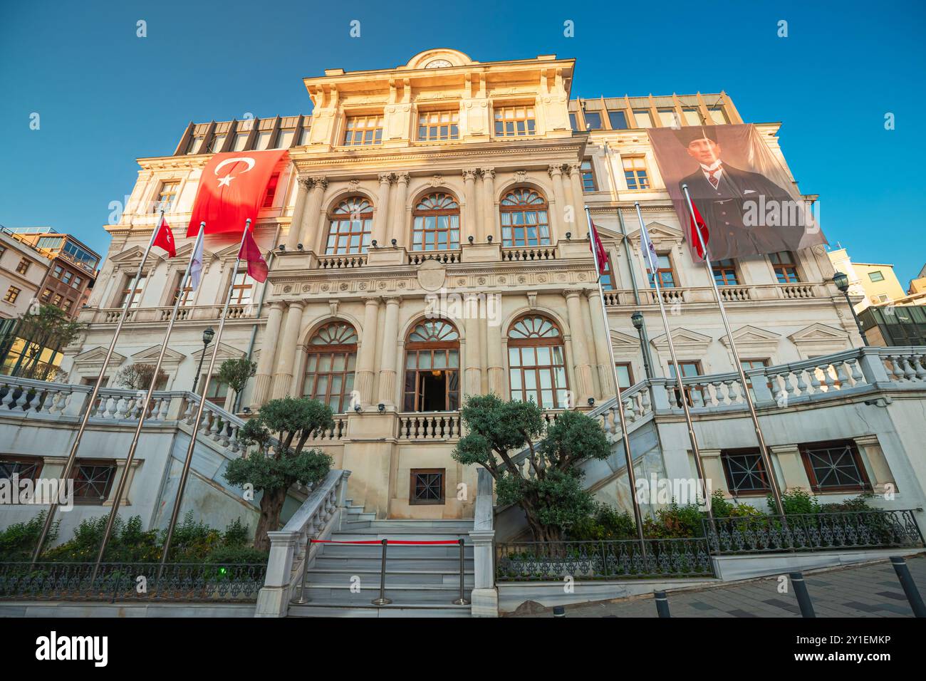 09 July 2024, Istanbul, Turkey: The exterior of the Beyoglu ...
