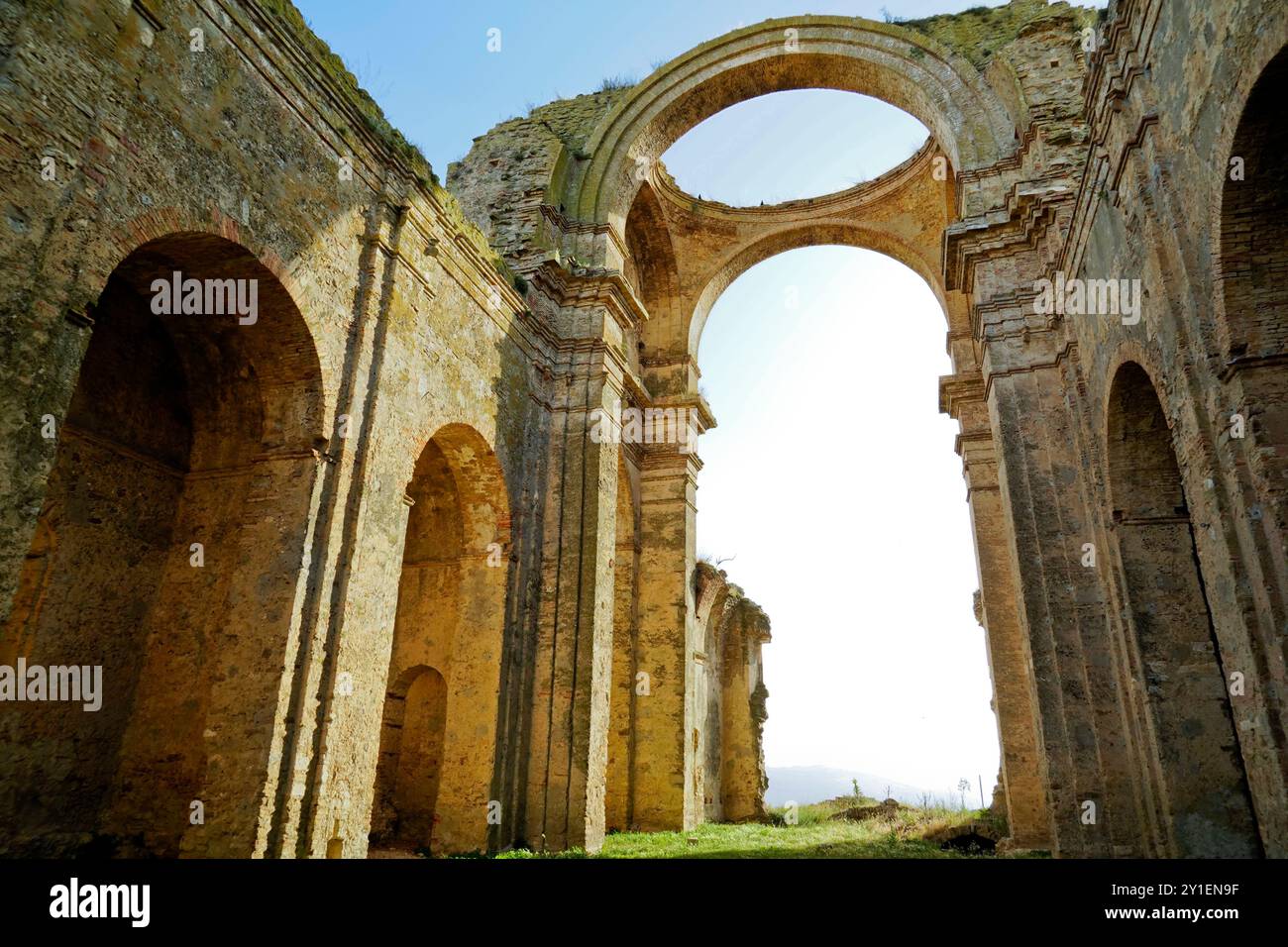 Grottole, the Diruta church, the Sichinulfo castle and the ancient ...