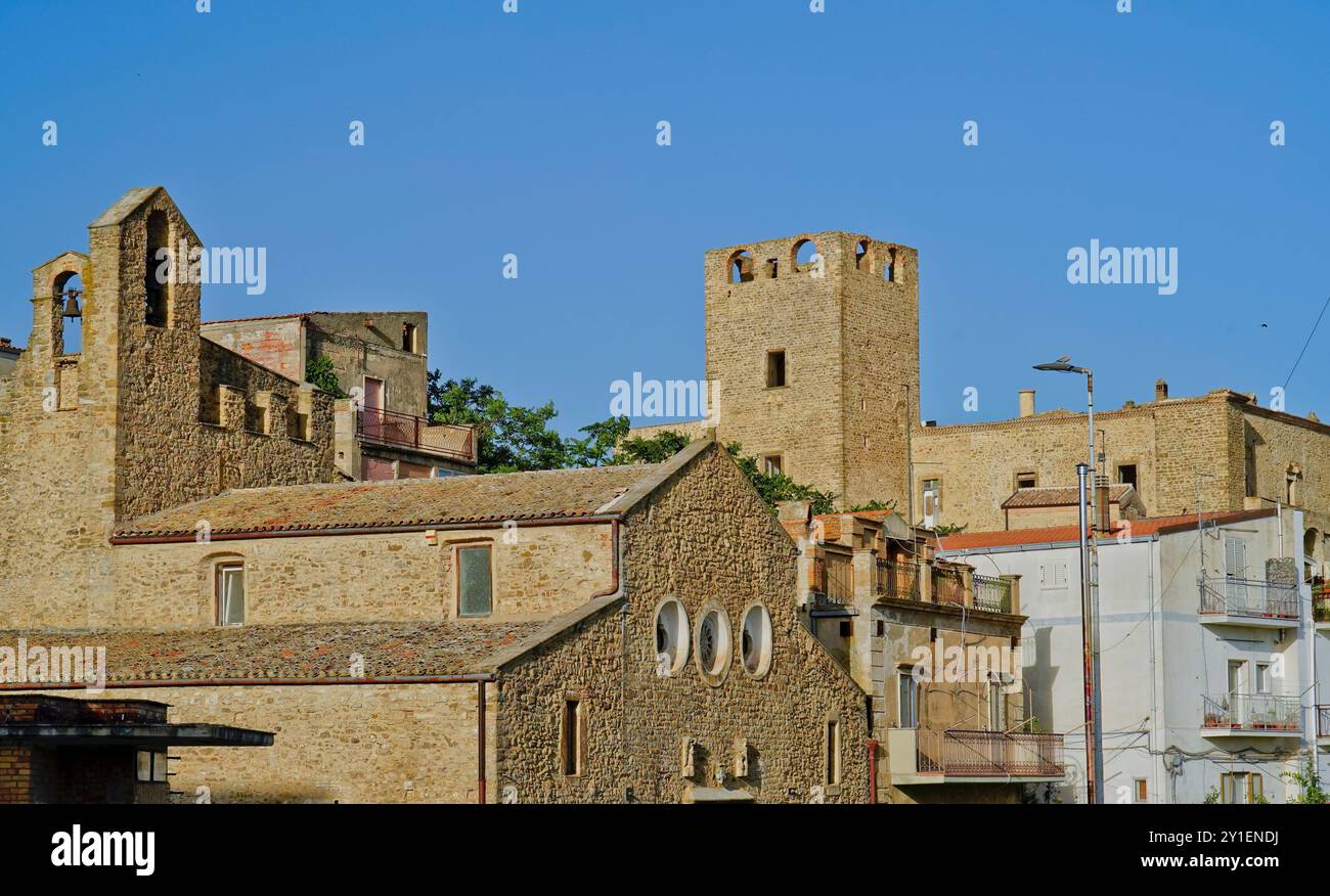 Grottole, the Diruta church, the Sichinulfo castle and the ancient ...