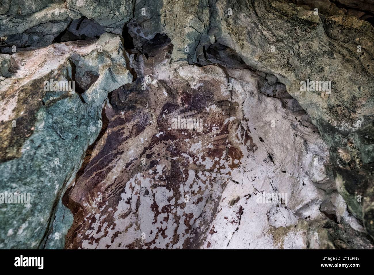 Leang Leang geopark in Maros, Sulawesi, Indonesia, Asia Stock Photo - Alamy