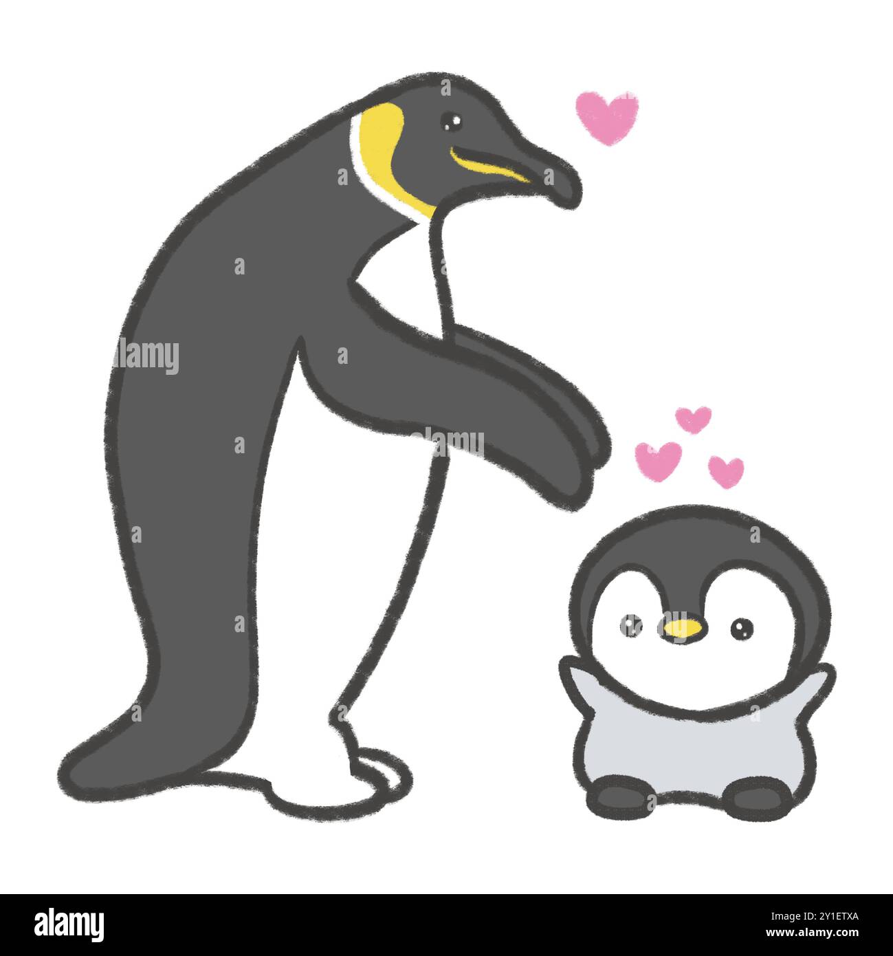 Mother penguin Cut Out Stock Images & Pictures - Alamy