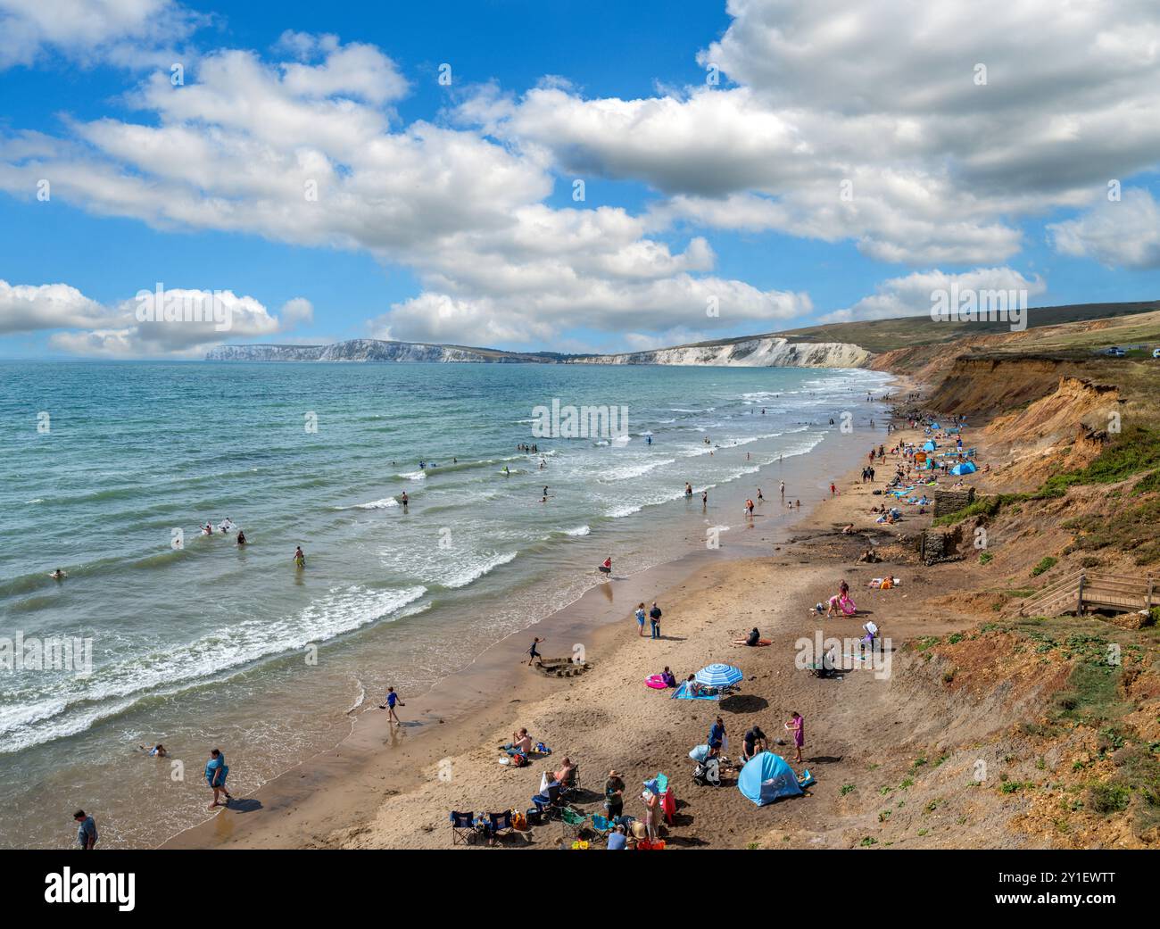 Compton Beach, Compton Bay, Isle of Wight, England, UK Stock Photo - Alamy