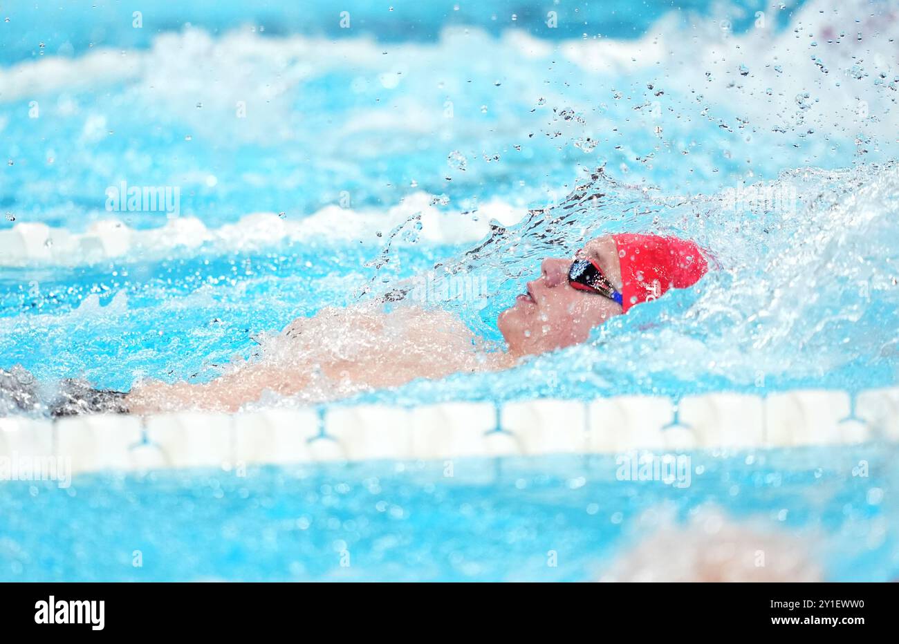 Great Britain's Mark Tompsett on his way to bronze in the Men's 100m ...