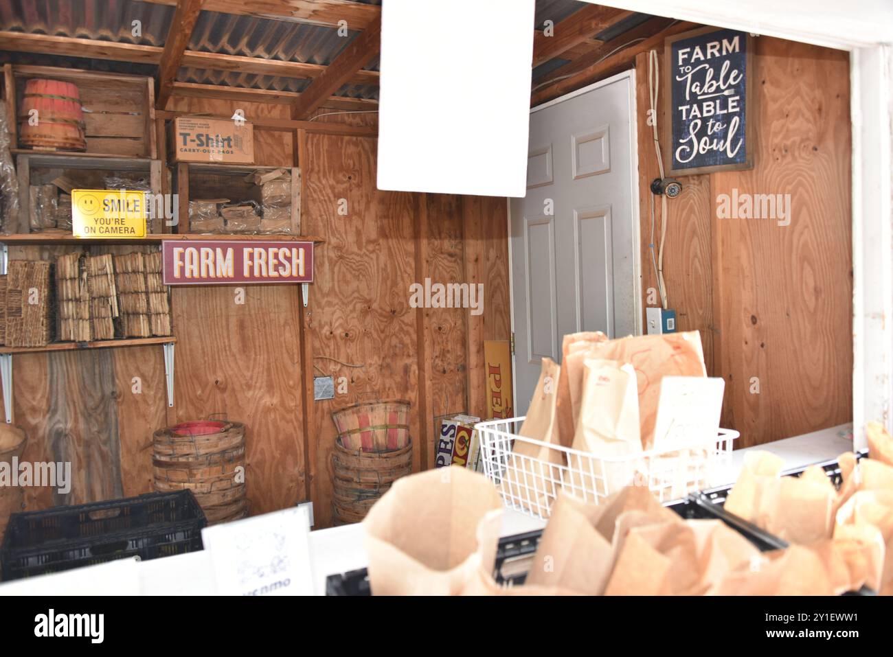 Rockville, Utah. U.S.A. 8/13/2024. Hirschi Produce Stand on Utah ...