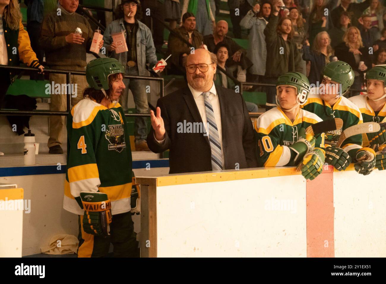 DEANER '89, front, from left: Paul Spence, Will Sasso, 2024. ph: Alan ...