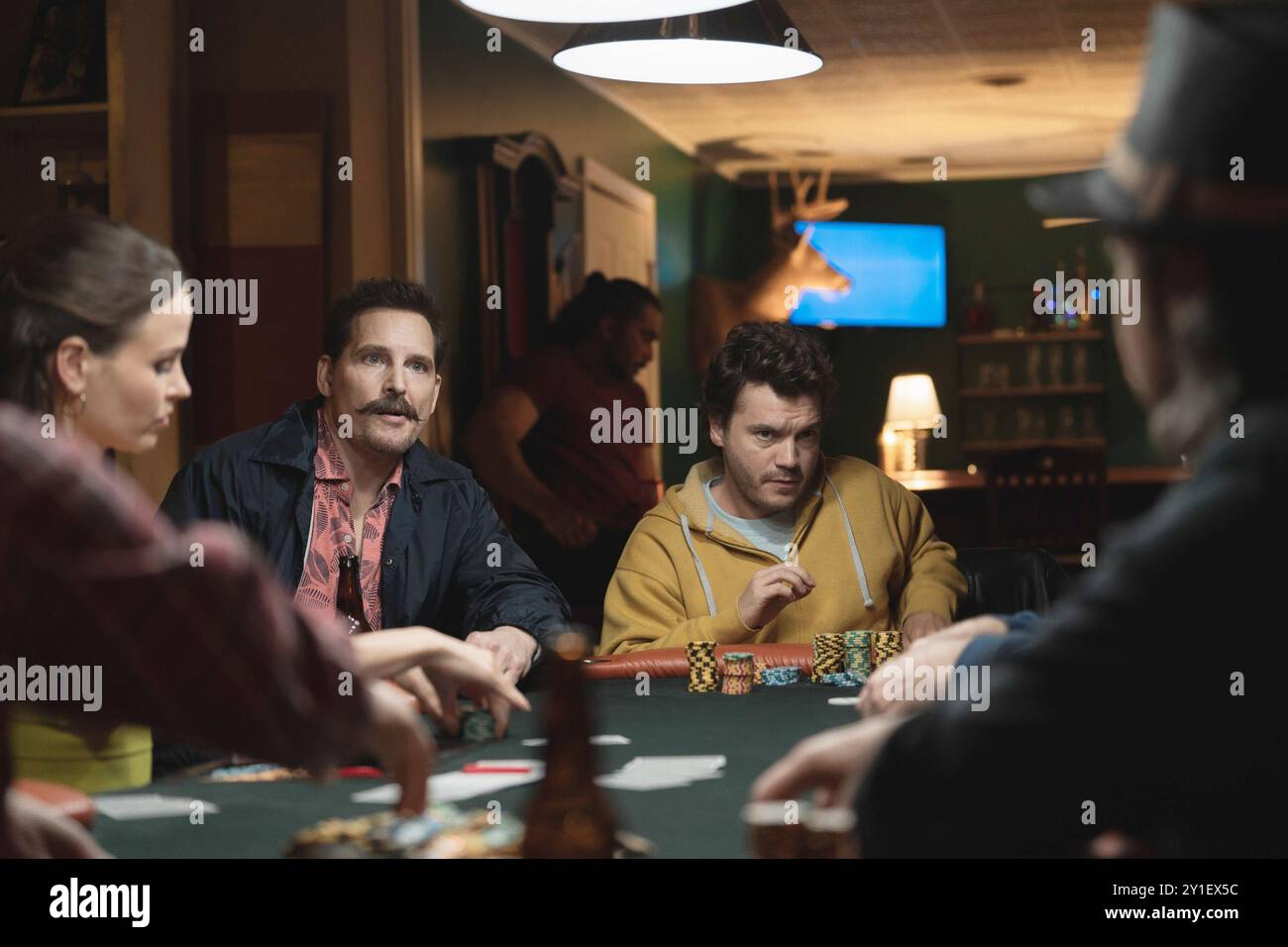 DEAD MONEY, from left: Jocelyn Hudson, Peter Facinelli, Emile Hirsch ...