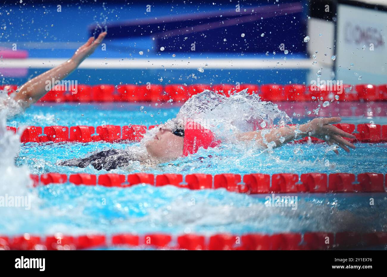 Great Britain's Olivia Newman-Baronius on her way to winning bronze in ...