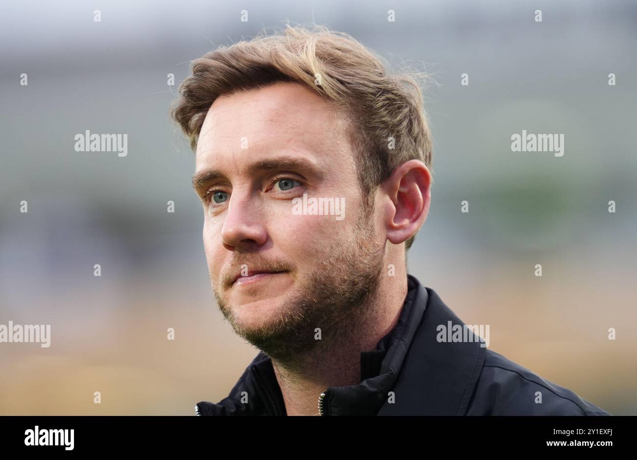 Former England cricketer Stuart Broad during day one of the Third ...