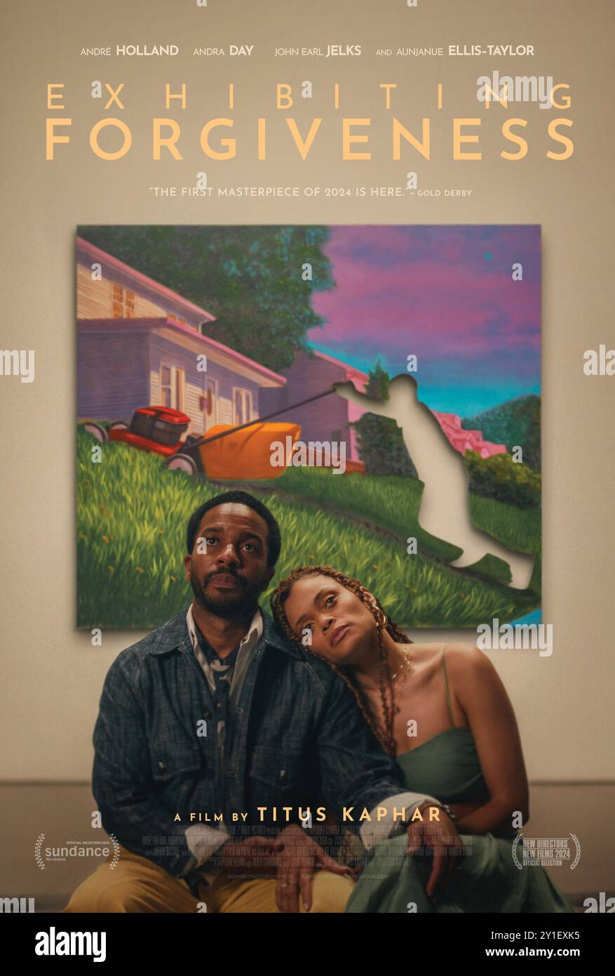 EXHIBITING FORGIVENESS, poster, from left: Andre Holland, Andra Day ...