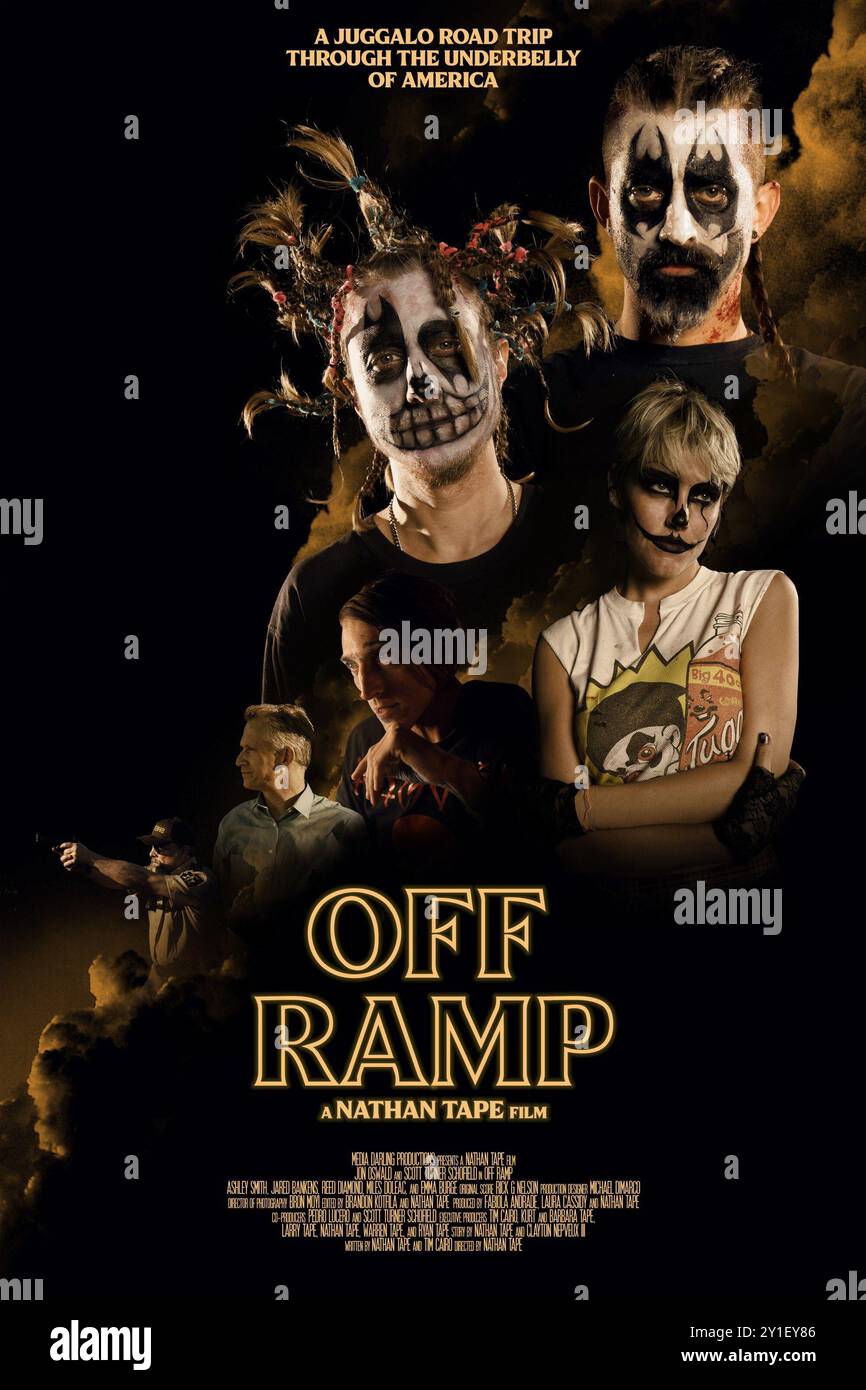 OFF RAMP, poster, from top: Jon Oswald, Scott Turner Schofield, Ashley ...