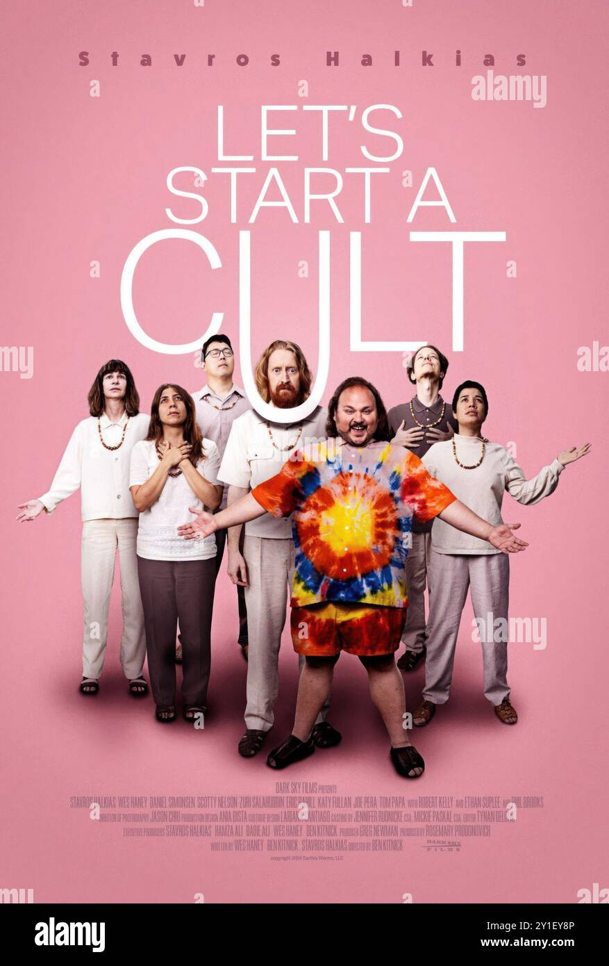 LET'S START A CULT, poster, from left: Leslie Zang, Edy Modica, Nathan ...