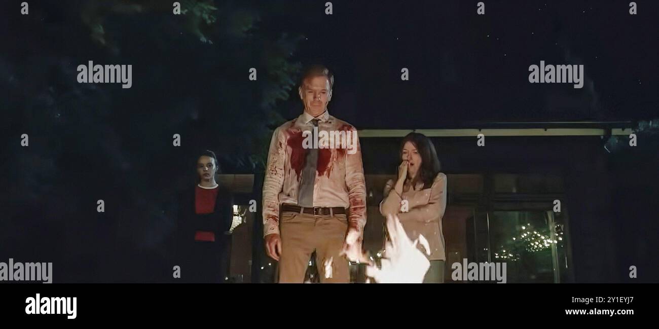 THE RADLEYS, from left: Harry Baxendale, Damian Lewis, Kelly Macdonald, 2024. © Cornerstone ...