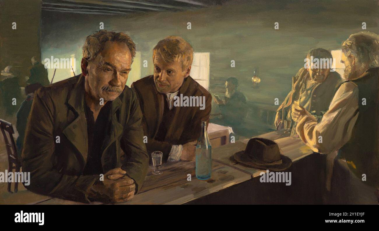 THE PEASANTS, (aka CHLOPI), Miroslaw Baka (left), 2023. © Sony Pictures ...