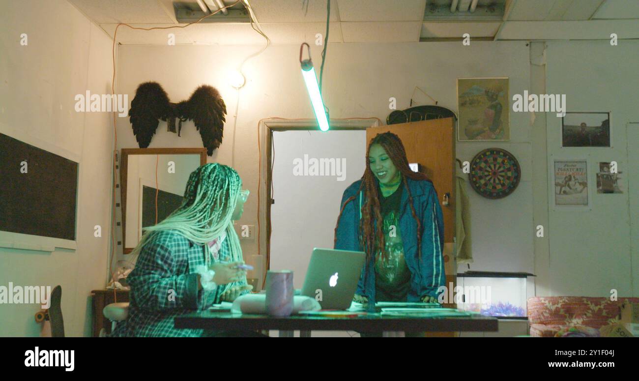 SEEKING MAVIS BEACON, from left: Olivia McKayla Ross, Jazmin Jones ...