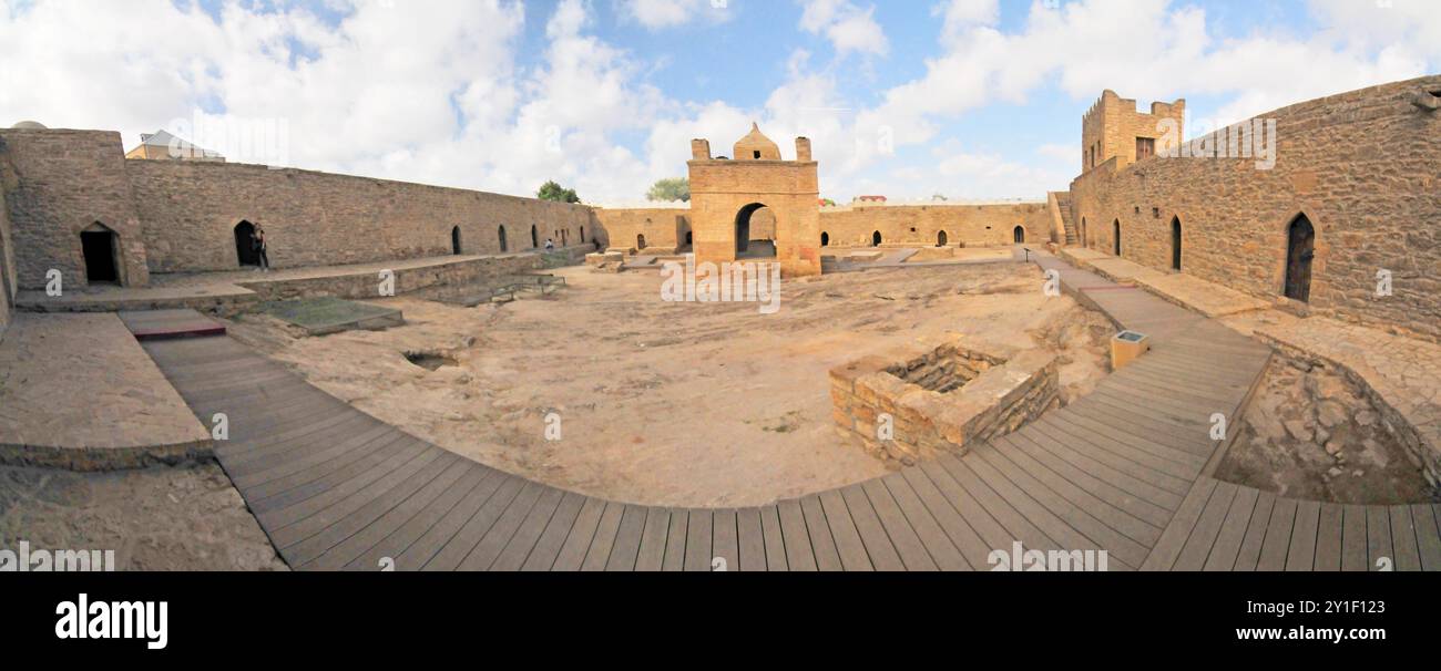 The Baku Ateshgah "Fire Temple of Baku" in Baku, Azerbaijan Stock Photo ...