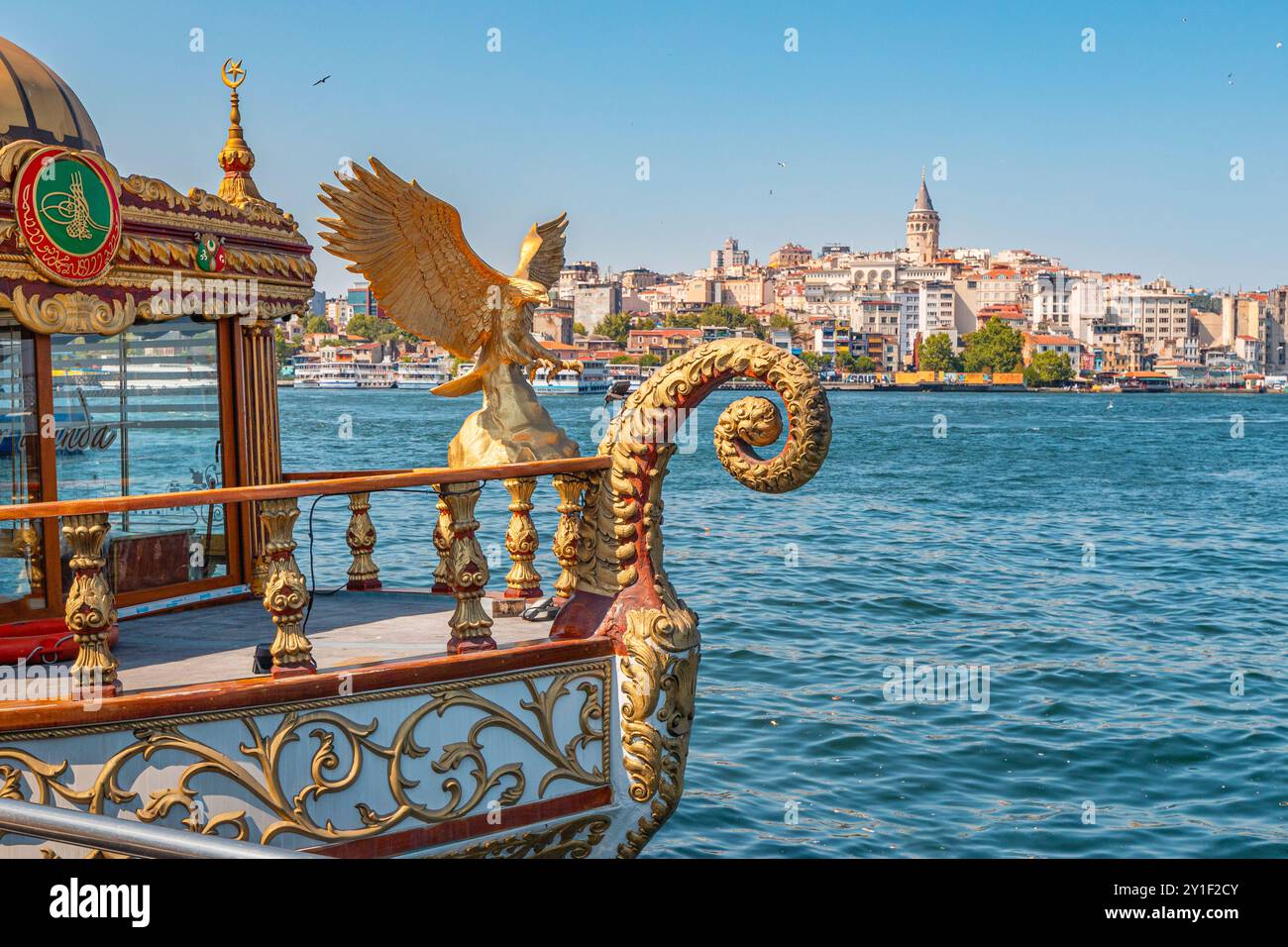 Beautiful panorama istanbul featuring bosphorus hi-res stock ...