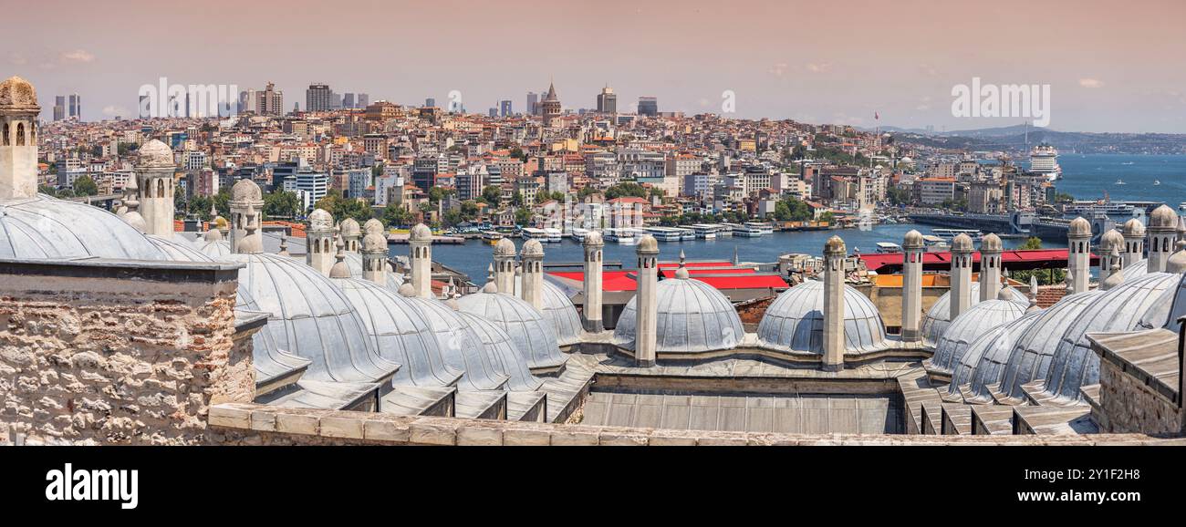 08 July 2024, Istanbul, Turkey: historic city of Istanbul, showcasing a ...