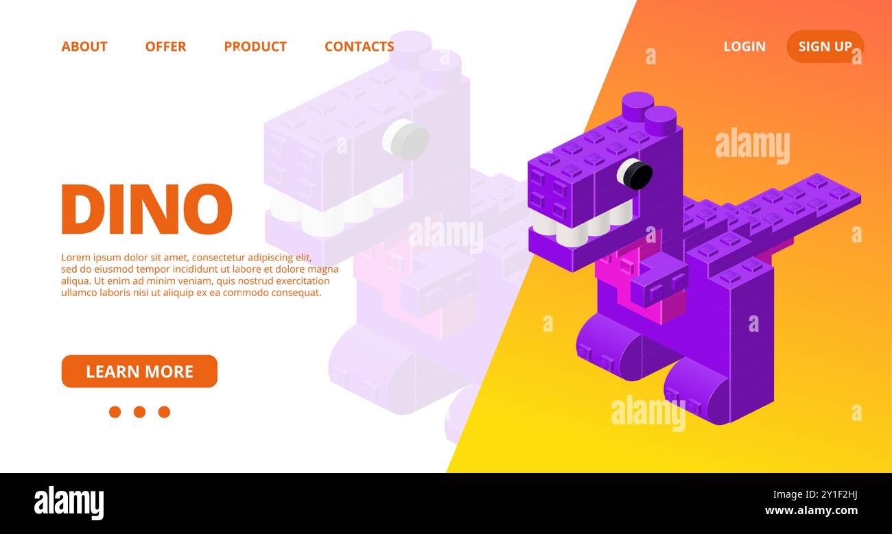 Kids dinosaur site Stock Vector Images - Alamy