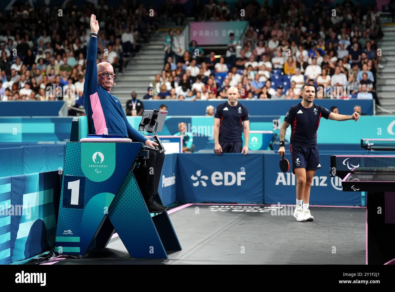 Great Britain's Will Bayley during the Men's Singles - MS7 - Gold Medal ...