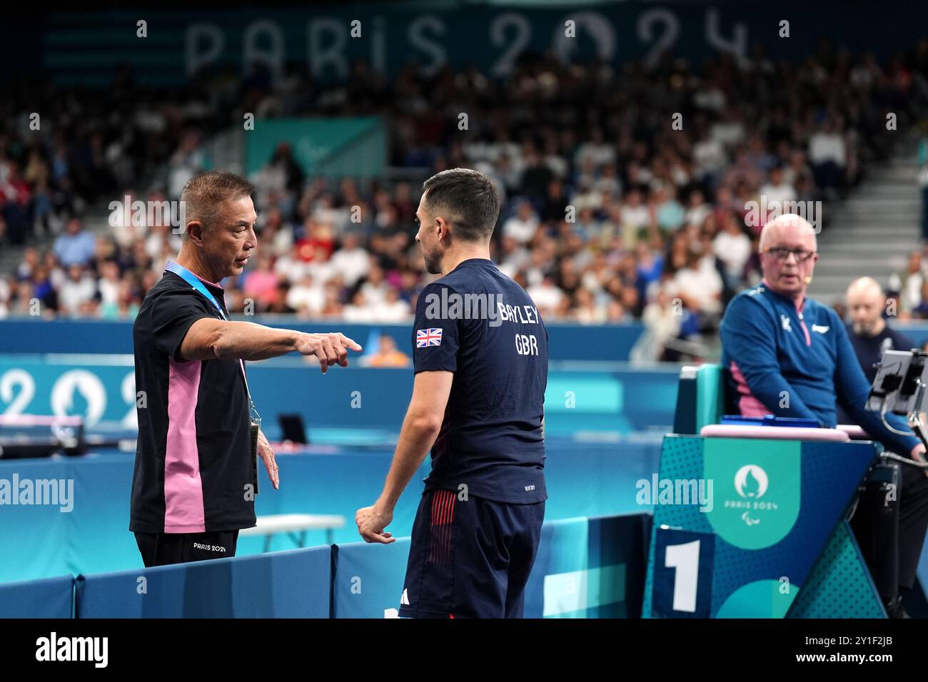 Great Britain's Will Bayley during the Men's Singles - MS7 - Gold Medal ...