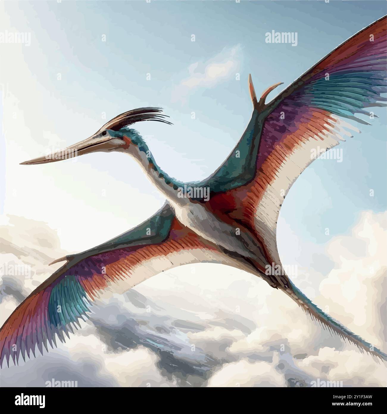 Quetzalcoatlus: A Study of the Largest Pterosaur in History Stock ...