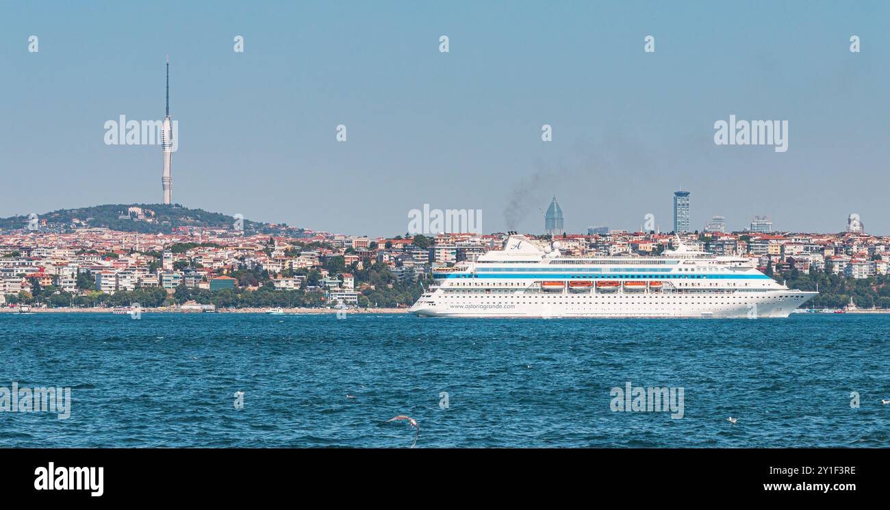 08 July 2024, Istanbul, Turkey: The luxurious Astoria Grande cruise ...