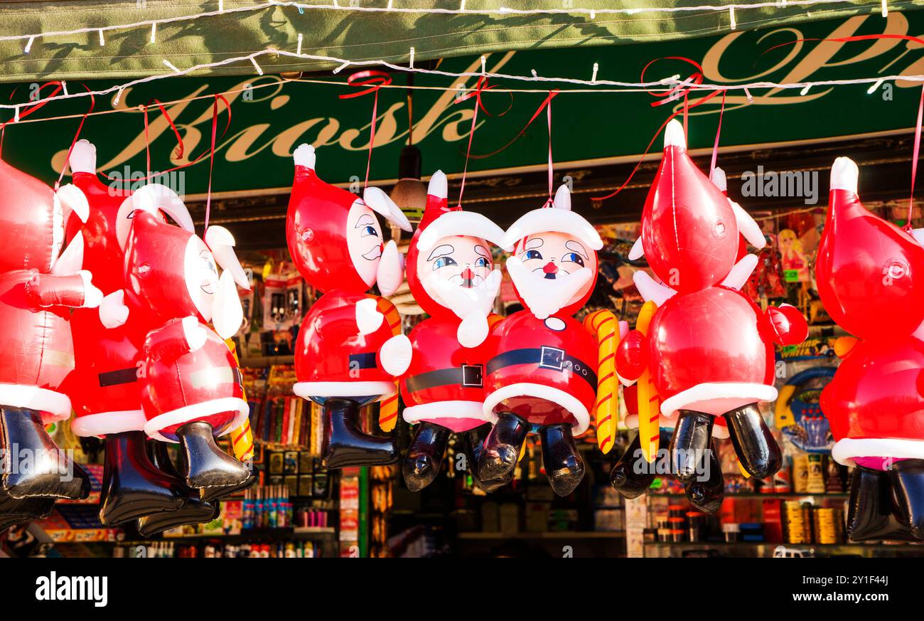 Inflatable santa claus hi-res stock photography and images - Alamy