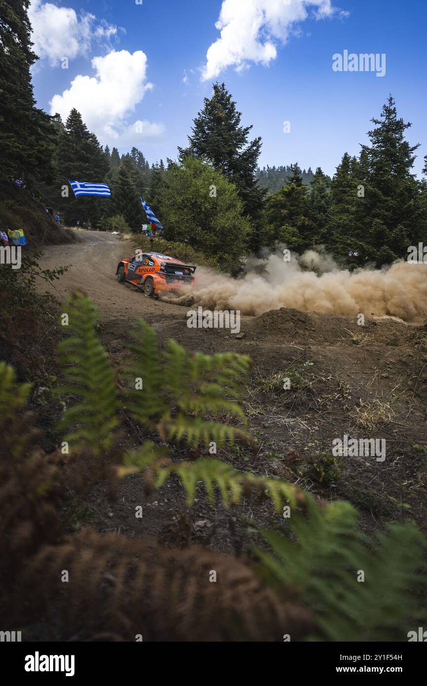 25 LINNAMÃ E Georg, MORGAN James, Toyota Yaris Rally2, action during ...