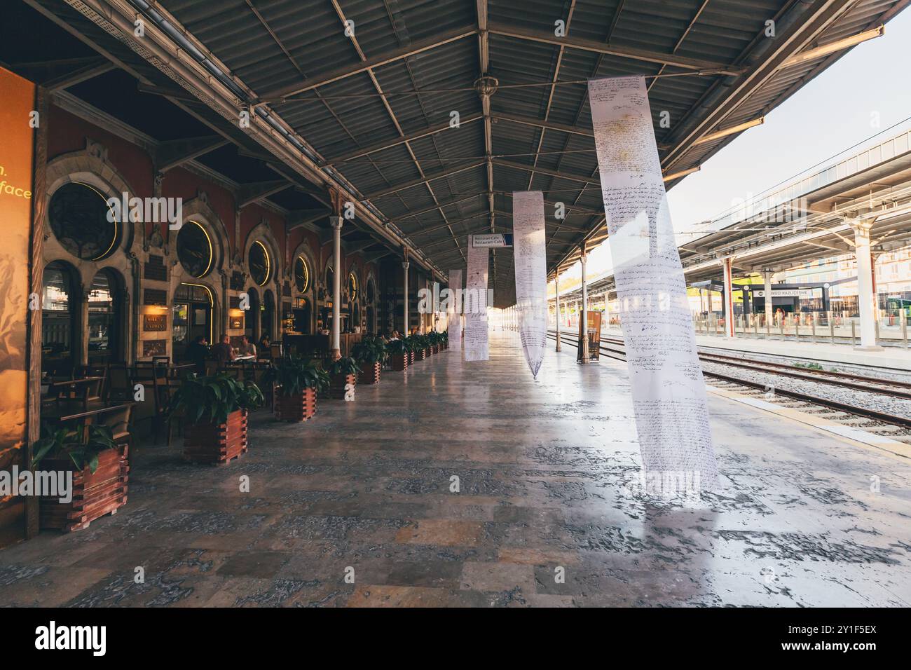 08 July 2024, Istanbul, Turkey: iconic railway station, a historic ...