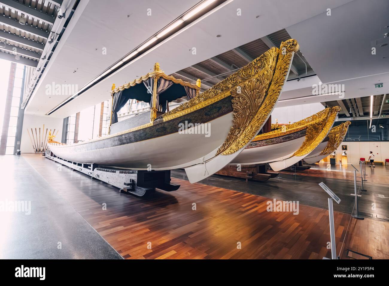 09 July 2024, Deniz Museum, Istanbul, Turkey: An exhibit featuring a ...