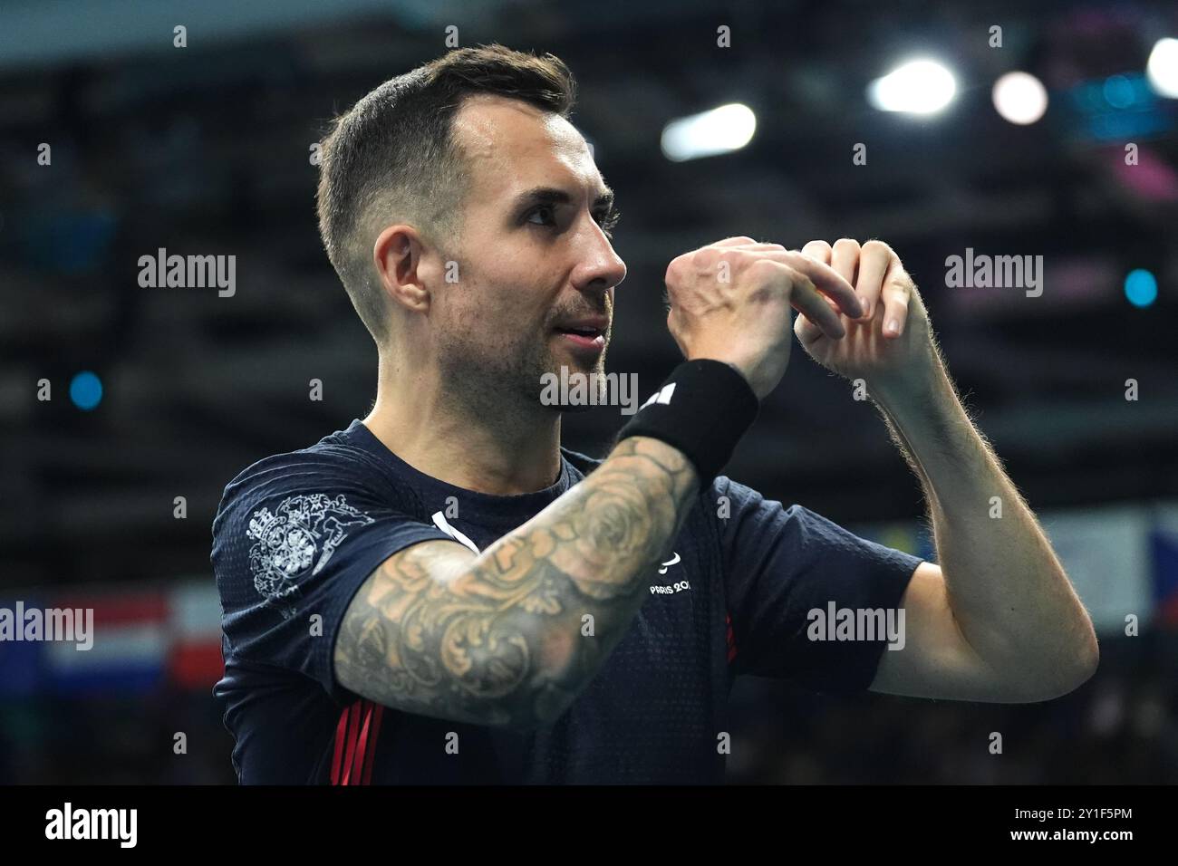 Great Britain's Will Bayley after the Men's Singles - MS7 - Gold Medal ...