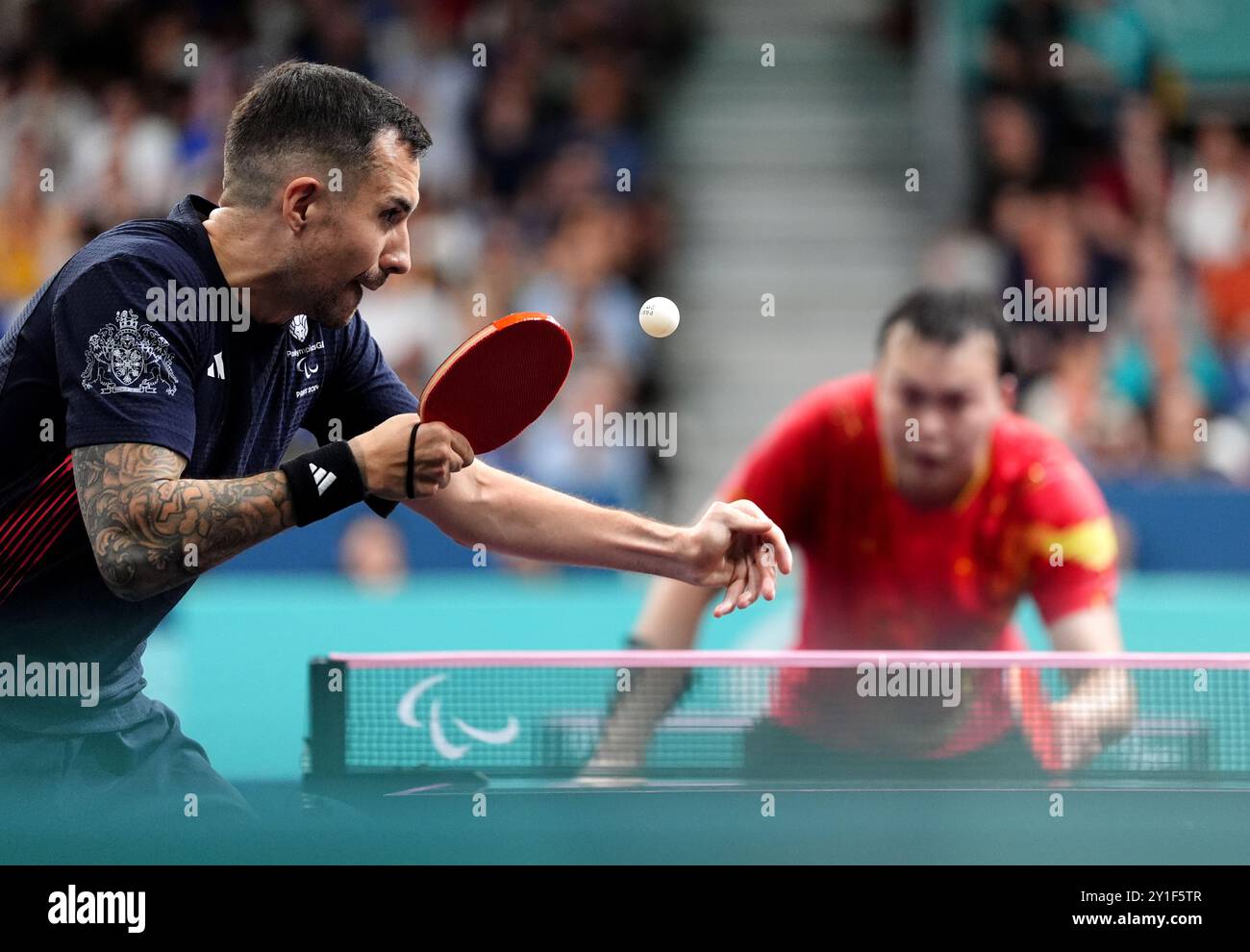 Great Britain's Will Bayley during the Men's Singles MS7 - Gold Medal ...
