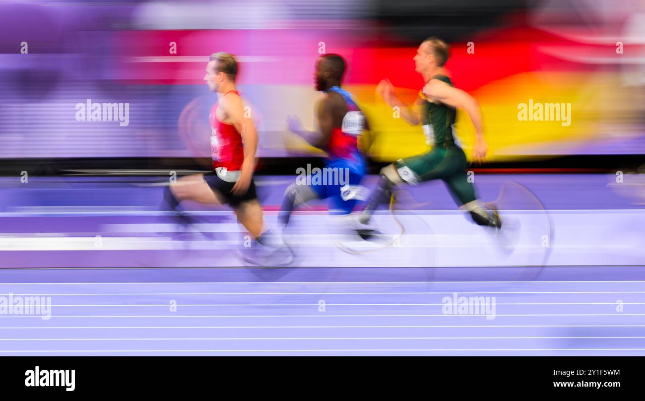 Paris, France. 06th Sep, 2024. Paralympics, Paris 2024, athletics ...